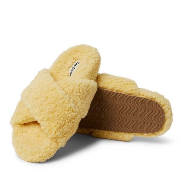 dearfoams | Shoes | Dearfoams Maddy Teddy Double Band Molded Footbed ...